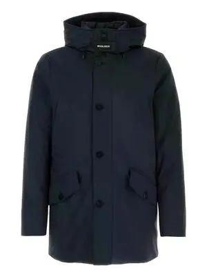 Woolrich Hooded Down Jacket - Blue