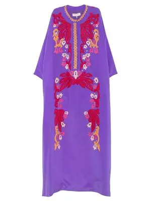 Emilio Pucci Silk Maxi Dress - Purple