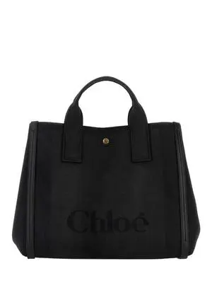 Chloé Logo-embossed Tote - Black