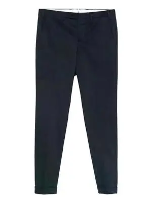 PT TORINO Cuffed-hem Chinos - Blue