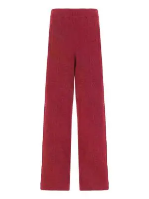 LANEUS Side-pockets Trousers - Red