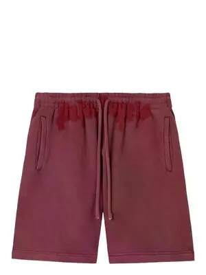 Palm Angels Logo-waistband Track Shorts - Red