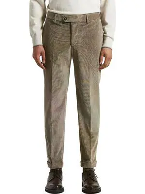 Peserico Corduroy-wale Trousers - Brown