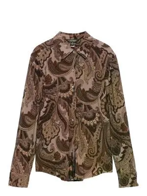 Ralph Lauren Paisley-print Shirt - Brown