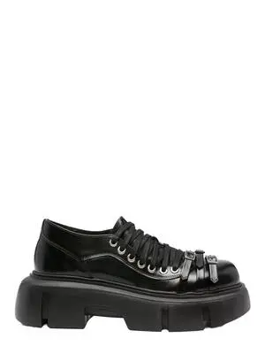 Simone Rocha Buckle-strap Platform Boots - Black