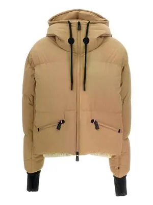 Moncler Hooded Puffer Jacket - Neutrals