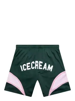 ICECREAM Logo Appliqué Shorts - Green