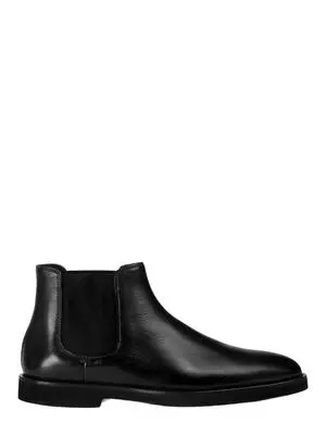 DOUCAL'S Leather Chelsea Boots - Black