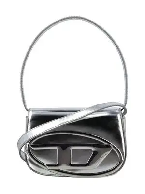 DIESEL Logo-plaque Tote - Silver