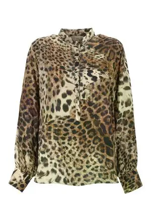 Antonelli Firenze Leopard-print Blouse - Brown