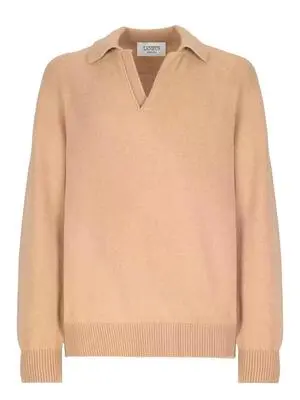 LANEUS V-neck Pullover - Neutrals