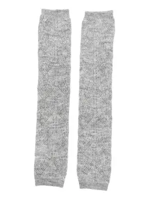 P.a.r.o.s.h Cable-knit Leg Warmers - Grey