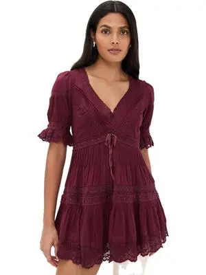 LOVESHACKFANCY Lilias Mini Dress