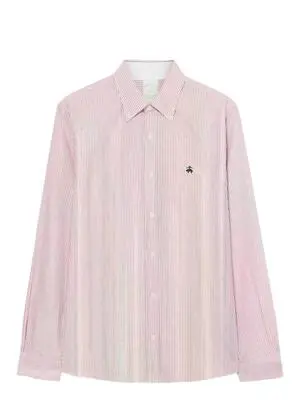 Brooks Brothers Striped Cotton Shirt - Red