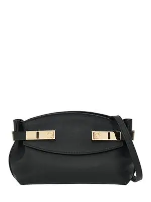 FERRAGAMO Hug Soft Crossbody Bag - Black