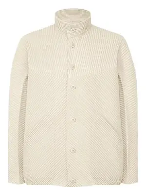 HOMME PLISSÃ ISSEY MIYAKE Jacket Jasper White