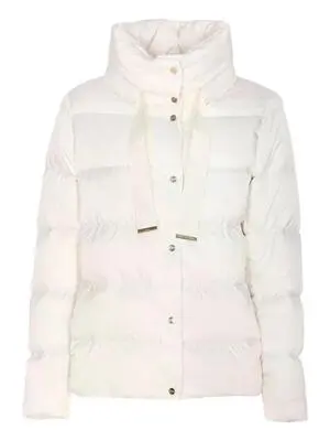 Herno High-neck Quilted Jacket - White