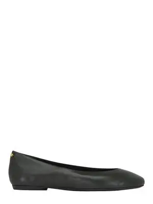 LANVIN Leather Ballet Flats - Black
