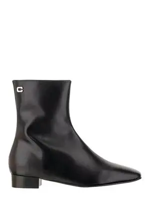 CAREL 20mm Aiglon Leather Ankle Boots - Black