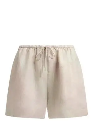 12 STOREEZ Drawstring Knee-length Shorts - Neutrals