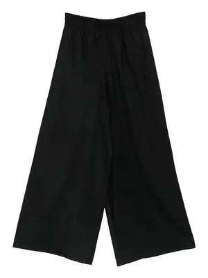 DRYKORN Elastic-waist Wide Leg Pants - Black