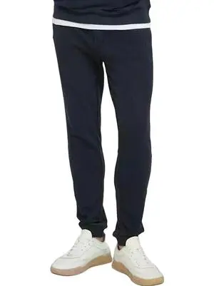 BOSS Cotton Track Pants - Blue