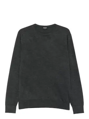 Zegna Crew-neck Sweater - Grey