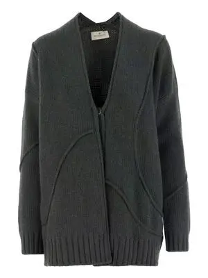 Bruno Manetti V-neck Cardigan - Green