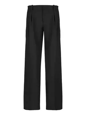 LANEUS Pleated Trousers - Black