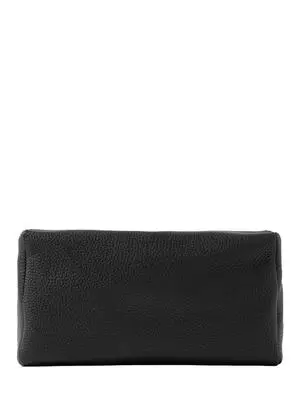 THE ROW Textured-leather Clutch - Black