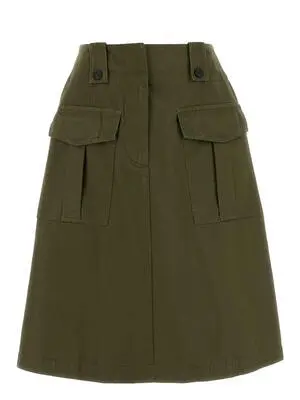 Prada Cotton Skirt - Green