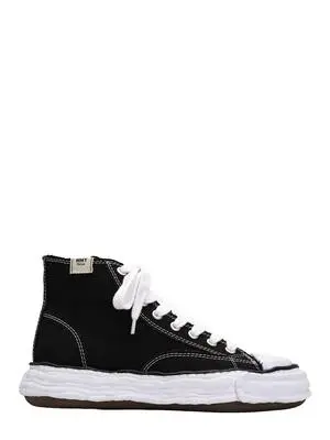 Mihara Yasuhiro Peterson 23 Og Sole Canvas High-top Sneakers - Black/white
