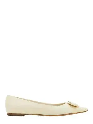 FERRAGAMO Vara Ballet Flats - Neutrals