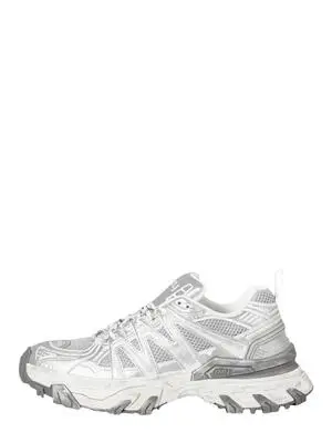 JUUN.J Panelled Lace-up Sneakers - Grey