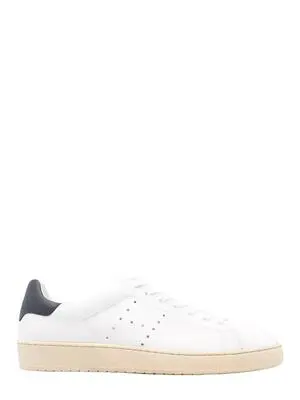 Hogan Perforated Leather Sneakers - White