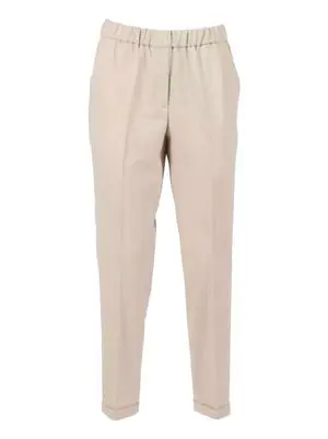 Antonelli Firenze Elasticated-waist Trousers - Neutrals
