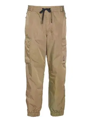 Moncler Elasticated Logo-patch Trousers - Brown