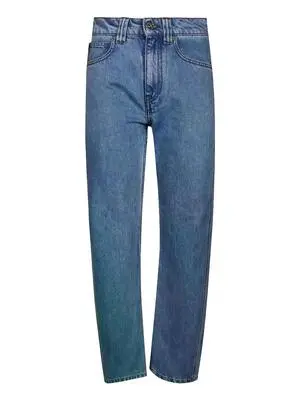 JW Anderson Five-pocket Twisted Jeans - Blue