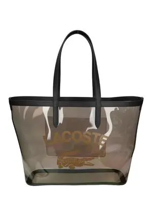 Lacoste Logo Graphic Tote Bag - Black