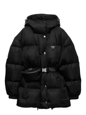 Prada Re-nylon Down Jacket - Black