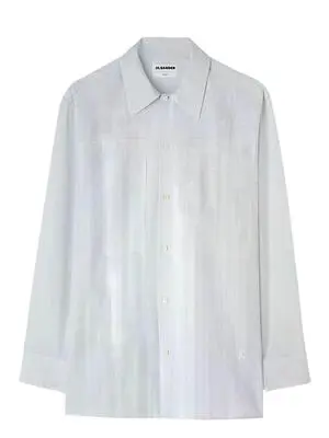 JIL SANDER Striped Shirt - Blue