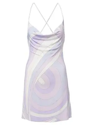 Emilio Pucci Iride Satin Jersey Minidress - Multicoloured
