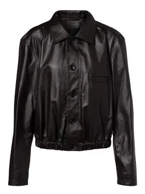 LEMAIRE Leather Jacket - Black