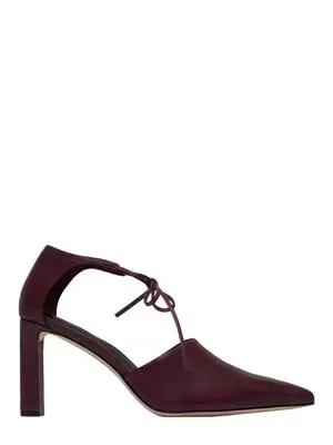Bernardo 1946 82mm Lace-up Pumps - Purple