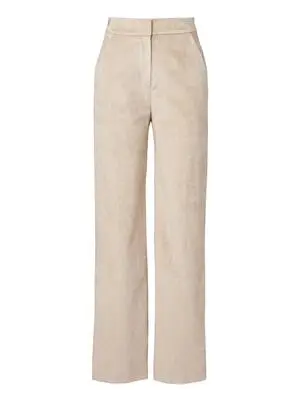 Veronica Beard Grigore Corduroy Wide-leg Pants - Beige
