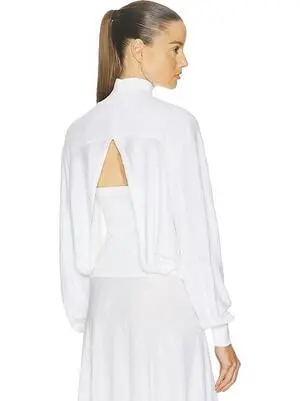 Alaïa Ala&iuml;a Batwing Jumper - Blanc