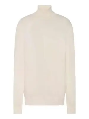THE ROW Lizzy Turtleneck Sweater - Ivory