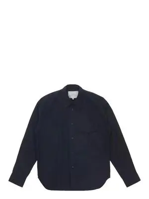 Studio Nicholson Solst Pocket Long-sleeve Shirt - Blue