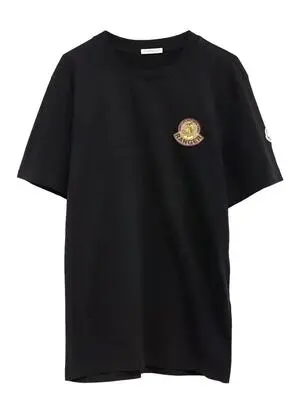 Moncler Mon Duck Logo T-shirt - Black