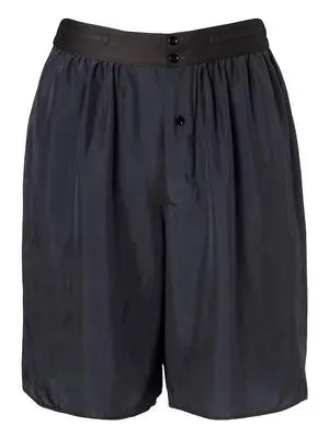 LEMAIRE High-rise Bermuda Shorts - Grey